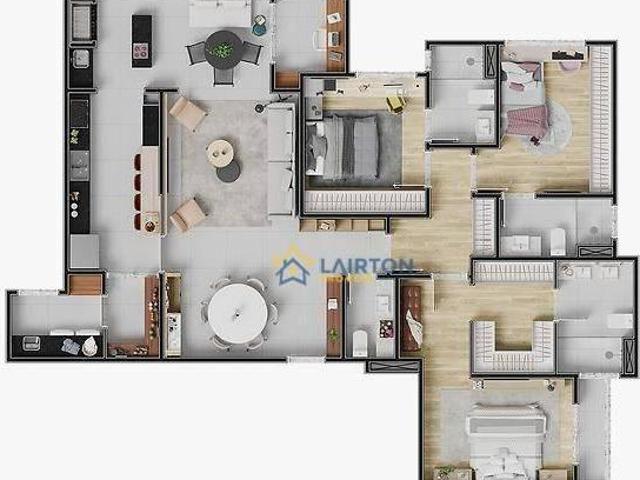 Apartamento com 3 dormitórios à venda, 140 m² por R$ 1.510.000,00 Vila Helena Atibaia/SP