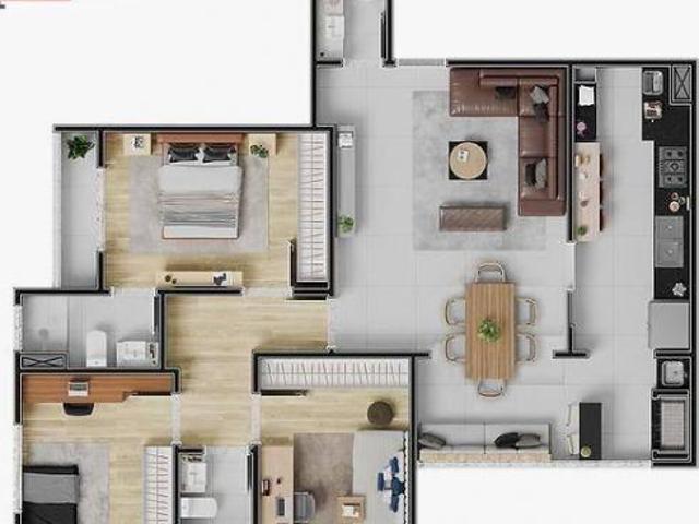Apartamento com 3 dormitórios à venda, 140 m² por R$ 1.510.000 Vila Helena Atibaia/SP