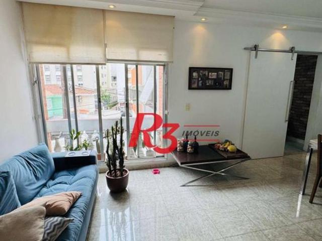 Apartamento com 3 dormitórios à venda, 140 m² por R$ 850.000,00 Ponta da Praia Santos/SP