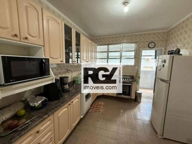 Apartamento com 3 dormitórios à venda, 140 m² por R$ 900.000,00 Pompéia Santos/SP