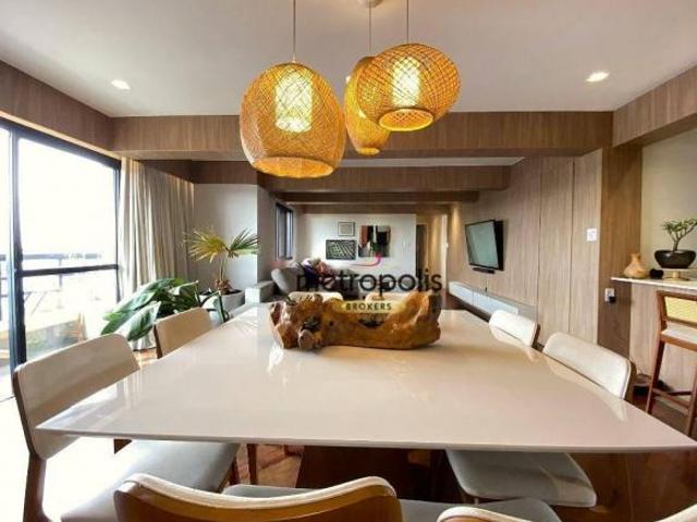 Apartamento com 3 dormitórios à venda, 142 m² por R$ 800.000,00 Vila Guiomar Santo André/SP