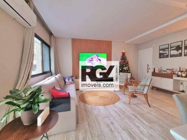 Apartamento com 3 dormitórios à venda, 147 m² por R$ 1.800.000,00 Boqueirão Santos/SP