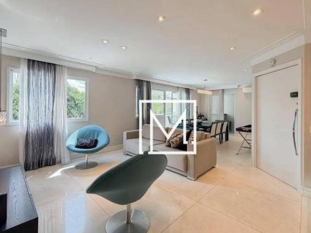 Apartamento com 3 dormitórios à venda, 145 m² por R$ 1.850.000,00 Chácara Klab
