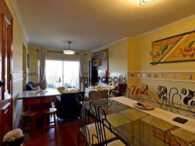 Apartamento com 3 dormitórios à venda, 145 m² por R$ 700.000,00 Vila Valparaíso Santo André/SP