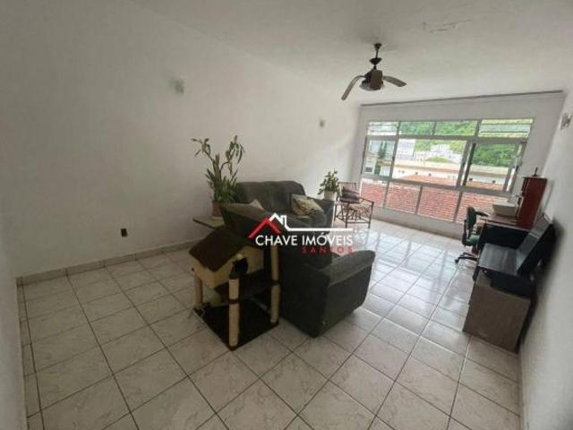 Apartamento com 3 dormitórios à venda, 146 m² por R$ 500.000,00 Marapé Santos/SP