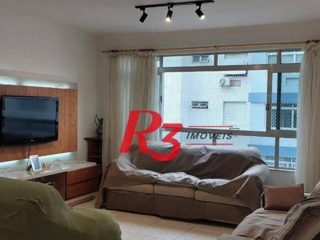 Apartamento com 3 dormitórios à venda, 153 m² por R$ 957.000,00 Ponta da Praia Santos/SP