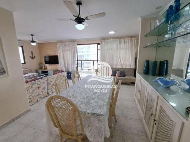 Apartamento com 3 dormitórios à venda, 150 m² Pitangueiras Guarujá/SP