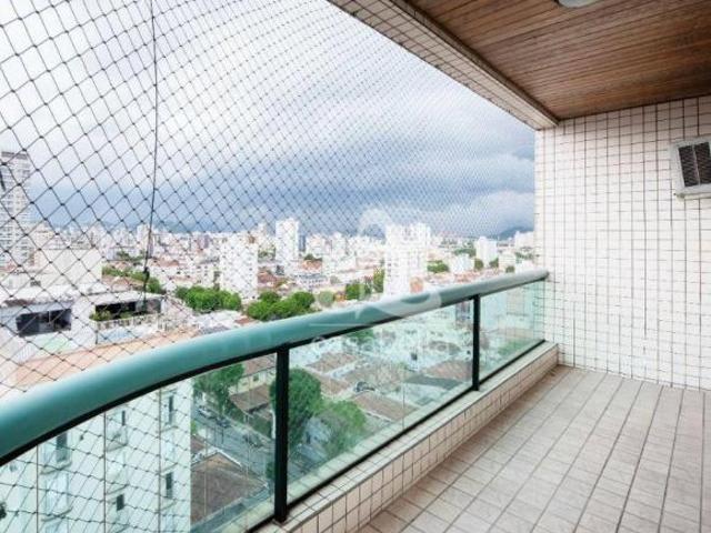 Apartamento com 3 dormitórios à venda, 150 m² por R$ 1.200.000,00 Embaré Santos/SP