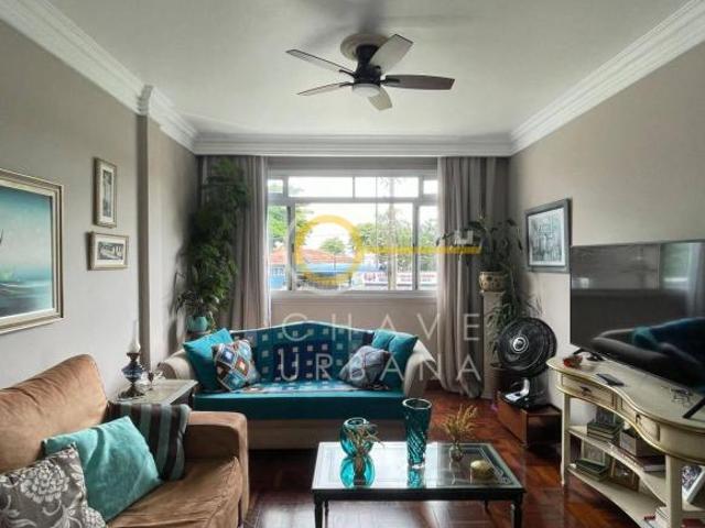 Apartamento com 3 dormitórios à venda, 150 m² por R$ 1.500.000,00 Ponta da Praia Santos/SP