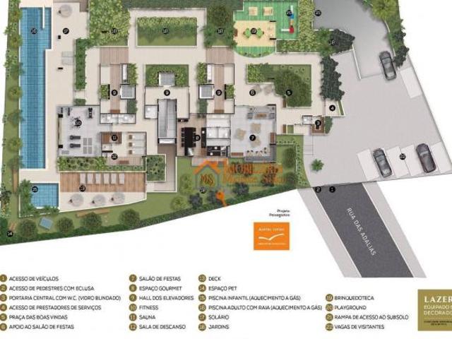 Apartamento com 3 dormitórios à venda, 150 m² por R$ 1.950.000,00 Centro Guarulhos/SP