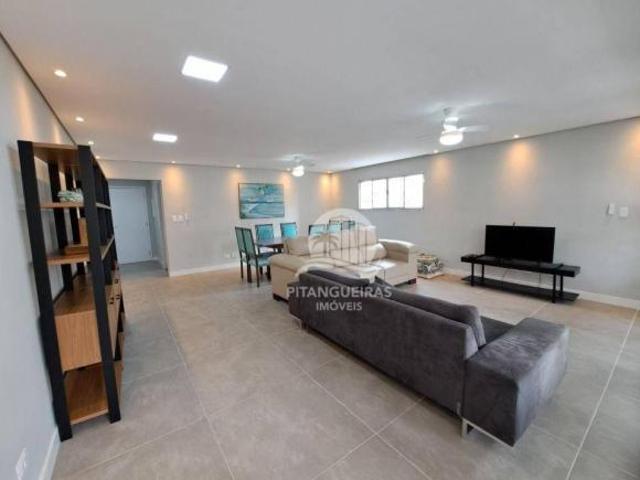 Apartamento com 3 dormitórios à venda, 150m² na quadra da praia Pitangueiras Guarujá/SP