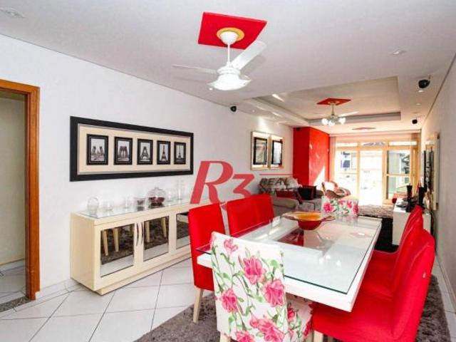 Apartamento com 3 dormitórios à venda, 151 m² por R$ 890.000,00 Gonzaga Santos/SP
