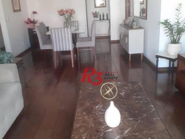 Apartamento com 3 dormitórios à venda, 152 m² por R$ 900.000,00 Ponta da Praia Santos/SP