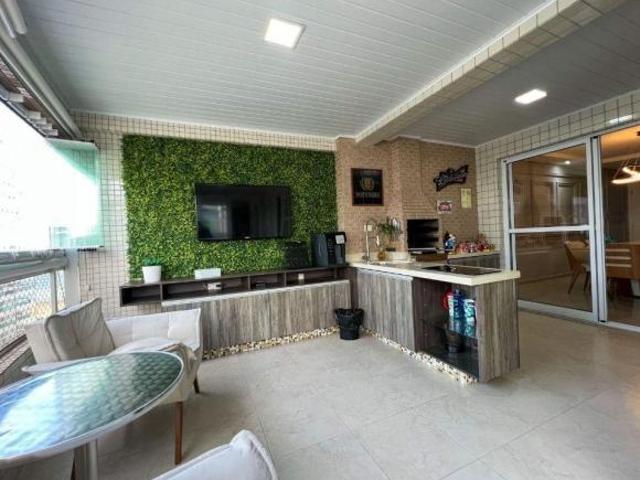Apartamento com 3 dormitórios à venda, 157 m² por R$ 1.500.000,00 Canto do Forte Praia Grande/SP