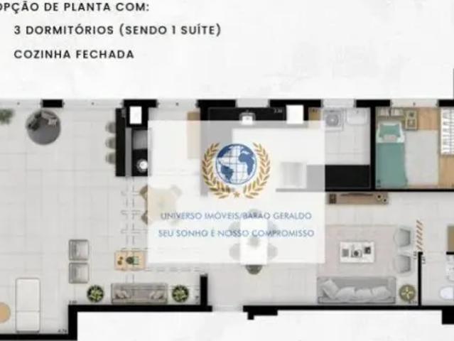 Apartamento com 3 dormitórios à venda, 157 m² por R$ 2.019.561,06 Jardim Guanabara Campinas/SP
