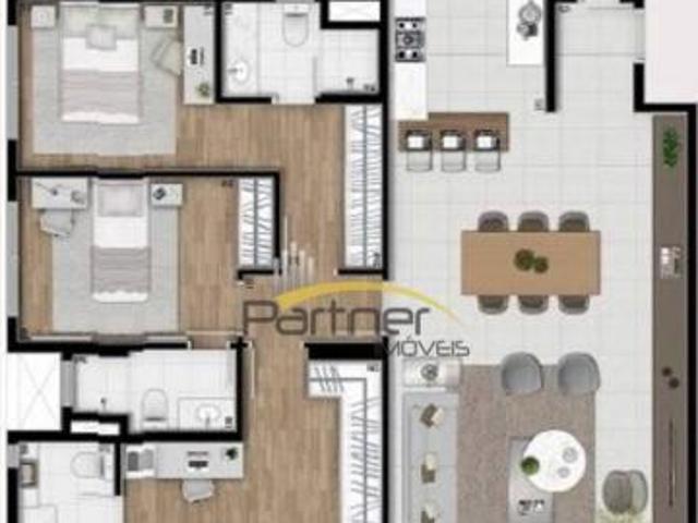 Apartamento com 3 dormitórios à venda, 154 m² por R$ 2.061.000,00 Champagnat Curitiba/PR