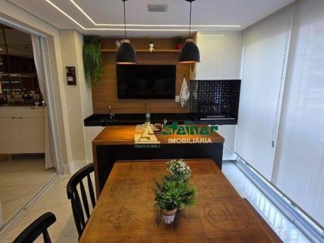 Apartamento com 3 dormitórios à venda, 154 m² por R$ 2.530.000,00 Jardim Flor da Montanha Guarul