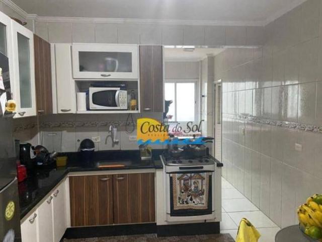 Apartamento com 3 dormitórios à venda, 154 m² por R$ 830.000,00 Tupi Praia Grande/SP