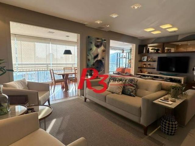 Apartamento com 3 dormitórios à venda, 159 m² por R$ 2.250.000,00 Gonzaga Santos/SP