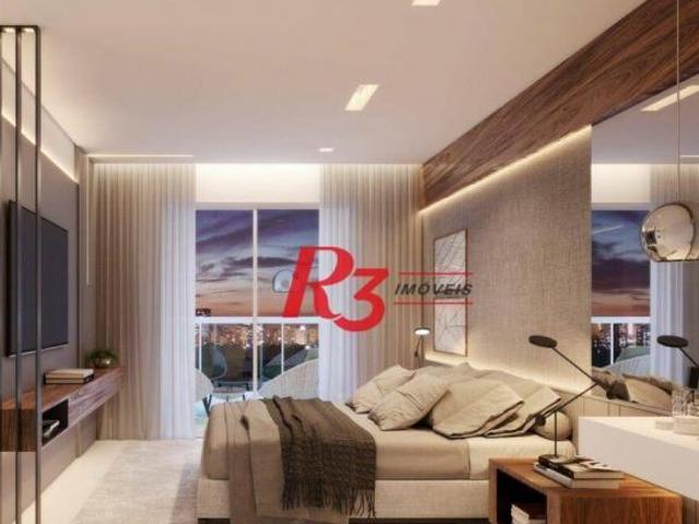 Apartamento com 3 dormitórios à venda, 163 m² por R$ 4.000.000,00 Ponta da Praia Santos/SP