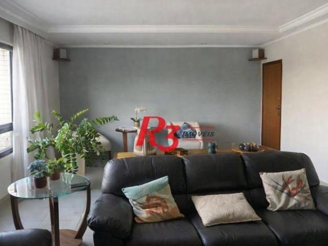 Apartamento com 3 dormitórios à venda, 160 m² por R$ 1.158.000,00 Ponta da Praia Santos/SP