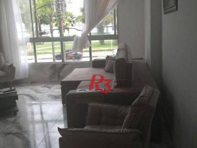 Apartamento, 160 m² venda por R$ 1.700.000,00 ou aluguel por R$ 6.000,02/mês Boqueirão Santos/