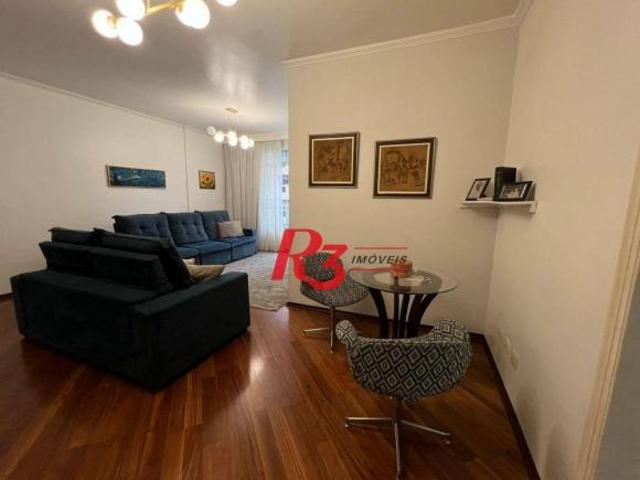 Apartamento com 3 dormitórios à venda, 160 m² por R$ 850.000,00 Ponta da Praia Santos/SP