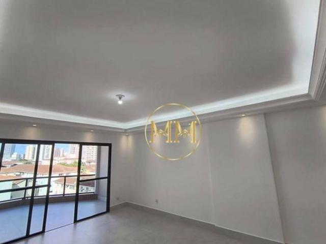 Apartamento com 3 dormitórios à venda, 162 m² por R$ 1.490.000,00 Boqueirão Santos/SP