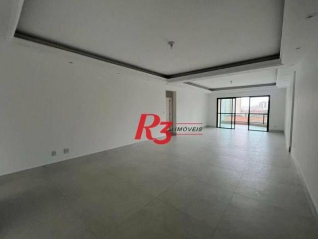 Apartamento com 3 dormitórios à venda, 162 m² por R$ 1.500.000,00 Boqueirão Santos/SP