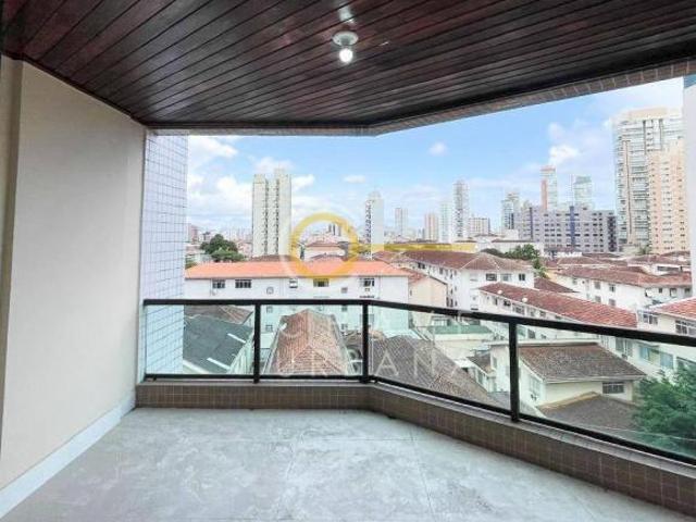 Apartamento com 3 dormitórios à venda, 168 m² por R$ 1.490.000,00 Boqueirão Santos/SP