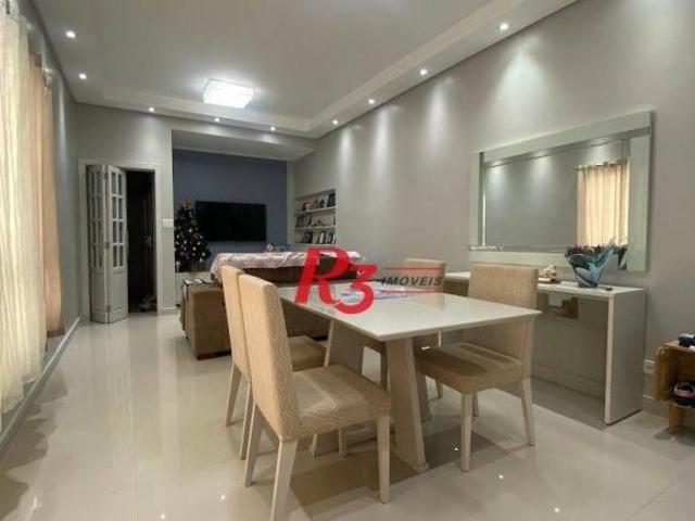 Apartamento com 3 dormitórios à venda, 173 m² por R$ 895.000,00 Gonzaga Santos/SP