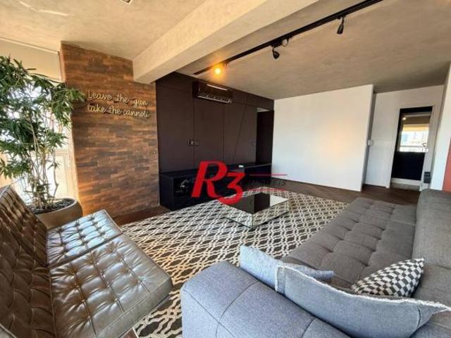 Apartamento com 3 dormitórios à venda, 171 m² por R$ 2.790.000,00 Embaré Santos/SP