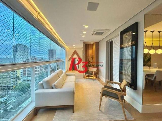 Apartamento com 3 dormitórios à venda, 177 m² por R$ 3.280.000,00 Boqueirão Santos/SP