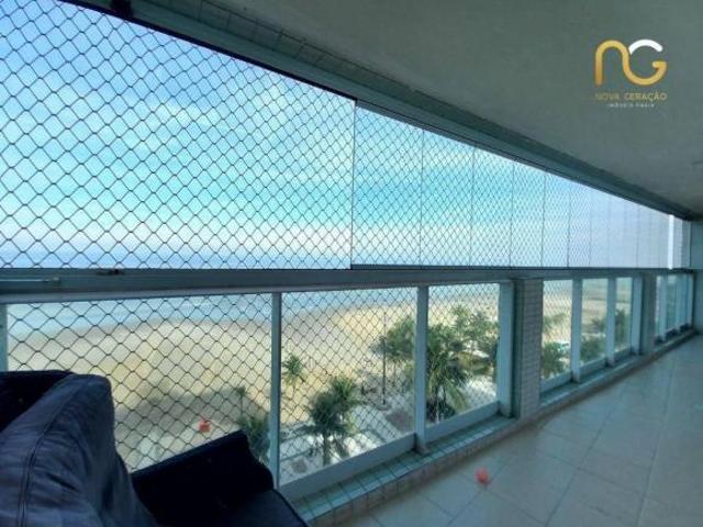 Apartamento com 3 dormitórios à venda, 175 m², vista mar Aviação Praia Grande/SP