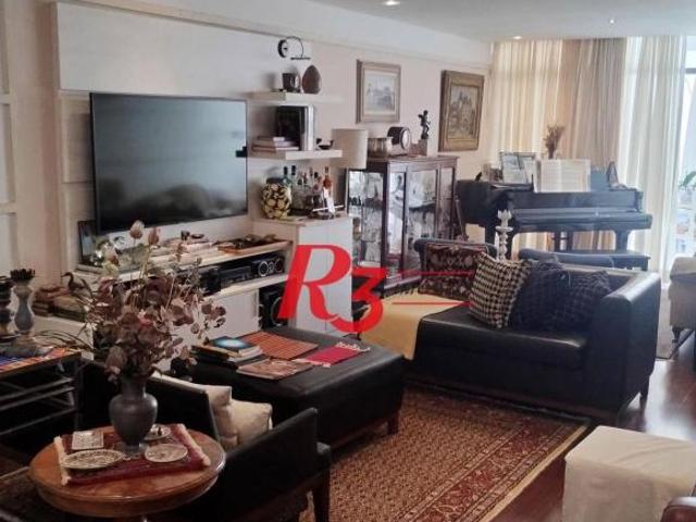 Apartamento com 3 dormitórios à venda, 176 m² por R$ 1.800.000,00 Boqueirão Santos/SP