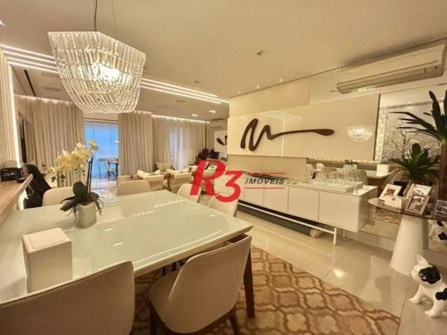 Apartamento com 3 dormitórios à venda, 178 m² por R$ 3.500.000,00 Boqueirão Santos/SP