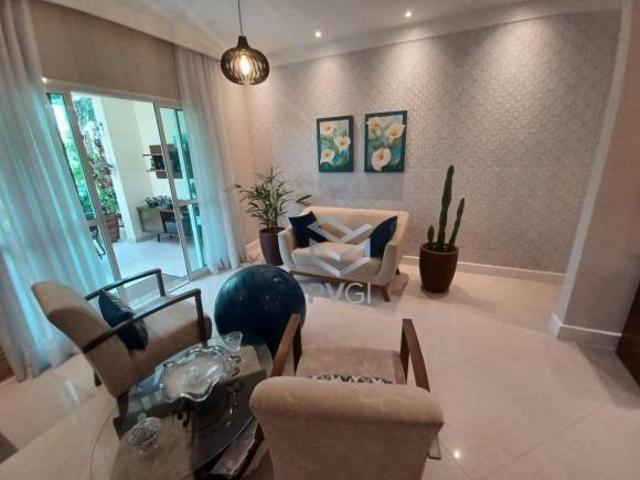 Apartamento com 3 dormitórios à venda, 180 m² por R$ 1.750.000,00 Condomínio Resort Tamboré Baru