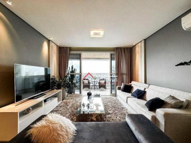 Apartamento com 3 dormitórios à venda, 180 m² por R$ 2.650.000,00 Aparecida Santos/SP