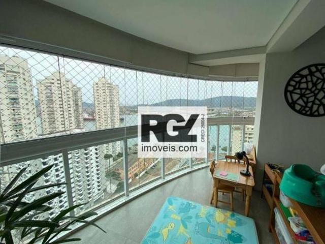 Apartamento com 3 dormitórios à venda, 182 m² por R$ 3.200.000,00 Ponta da Praia Santos/SP