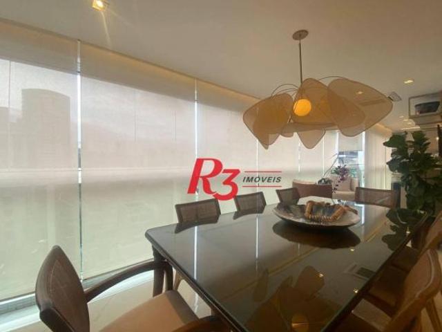 Apartamento com 3 dormitórios à venda, 191 m² por R$ 3.849.990,00 Embaré Santos/SP