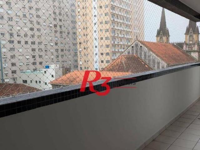 Apartamento com 3 dormitórios à venda, 196 m² por R$ 1.990.000,00 Embaré Santos/SP