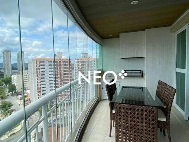 Apartamento com 3 dormitórios à venda, 199 m² por R$ 2.800.000,00 Ponta da Praia Santos/SP