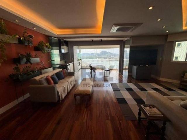 Apartamento com 3 dormitórios à venda, 199 m² por R$ 3.000.000,00 Ponta da Praia Santos/SP