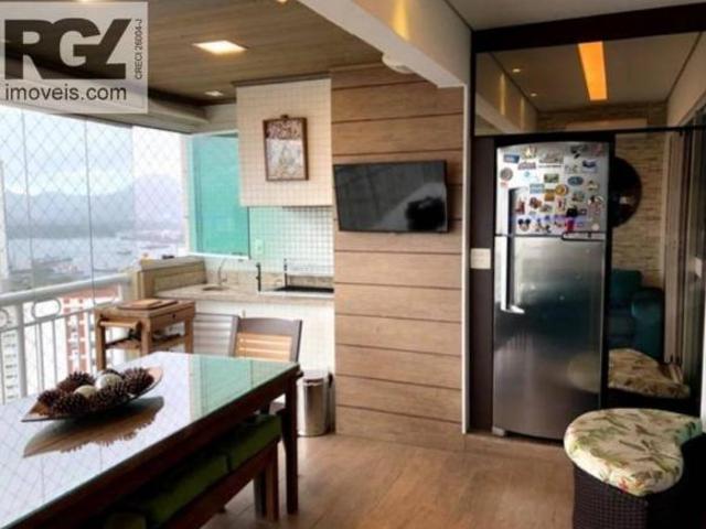 Apartamento com 3 dormitórios à venda, 199 m² por R$ 3.050.000,00 Ponta da Praia Santos/SP