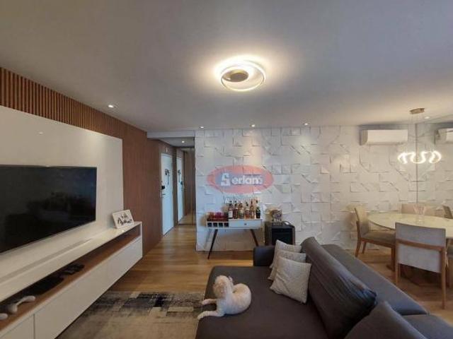 Apartamento com 3 dormitórios à venda, 103 m² por R$ 1.380.000,00 Ponta da Praia Santos/SP