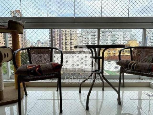 Apartamento com 3 dormitórios à venda, 100 m² por R$ 1.280.000,00 Boqueirão Santos/SP