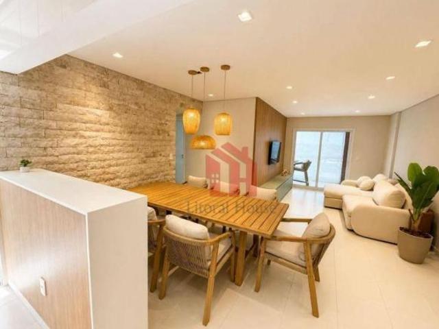 Apartamento com 3 dormitórios à venda, 100 m² por R$ 1.350.000,00 Praia do Indaiá Bertioga/SP