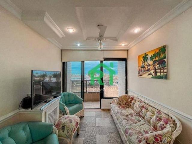 Apartamento com 3 dormitórios à venda, 100 m² por R$ 580.000,00 Enseada Guarujá/SP