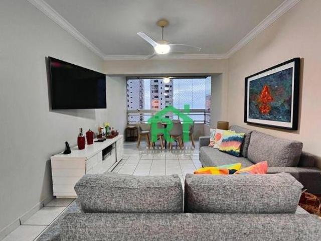 Apartamento com 3 dormitórios à venda, 100 m² por R$ 700.000,00 Pitangueiras Guarujá/SP