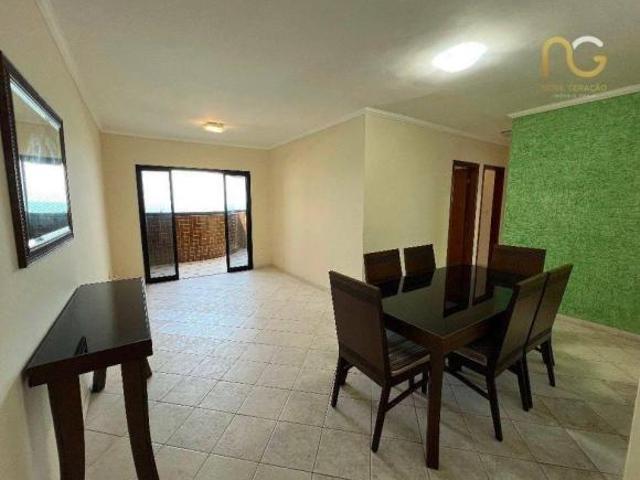 Apartamento com 3 dormitórios à venda, 101 m² por R$ 745.000,00 Vila Guilhermina Praia Grande/SP